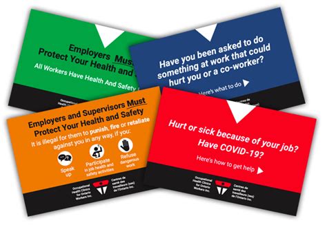 Workers Basic Health And Safety Rights The Wallet Cards Ohcow