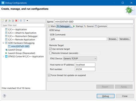 About Stm32cubeide Debug Open Ocd And Stlink Gdb Stmicroelectronics