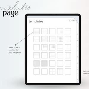 Digital Notebook Digital Hyperlinked Notebook Pastel Digital Notebook Minimalist Notebook