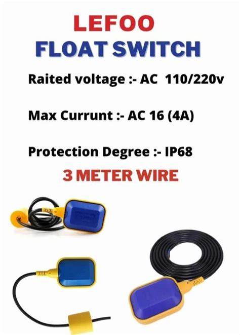 Water Level Float Switch Plastic At Rs 250 In Pune Id 2852392052097