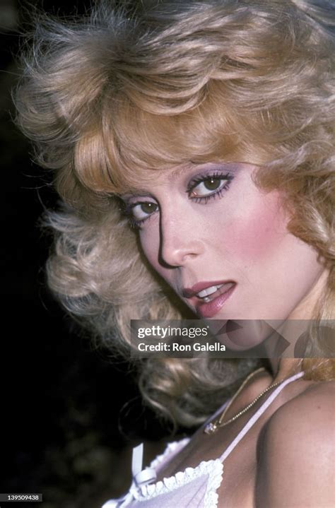 Actress Judy Landers On April 21 1982 Poses For An Exclusive Photo