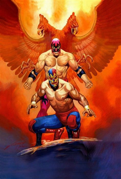 Rafael Gallur Lucha Fanart Luchador Concept Art Lucha Art