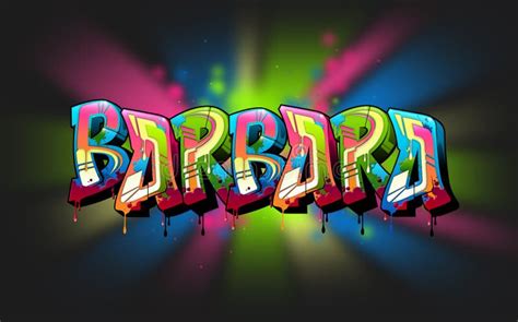 Barbara Name Text Graffiti Stock Illustration Illustration Of Vivid