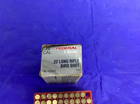 50 Live Rounds 22 Lr Bird Shotpal Required To Purchase