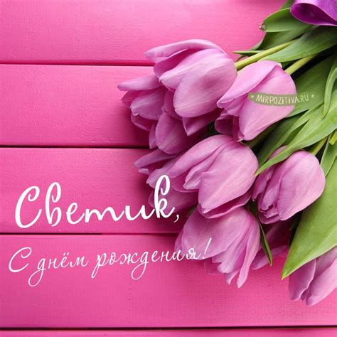 тюльпаны Светик с днем рождения Happy Birthday Flower Happy Birthday