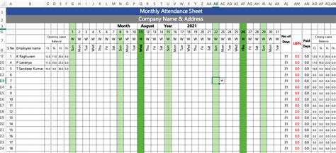How To Make Employee Attendance Sheet In Excel Printable Forms Free