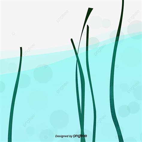 푸른 해양식물 해초 일러스트 식물 해저 세계 해수 Png 일러스트 및 Psd 이미지 무료 다운로드 Pngtree