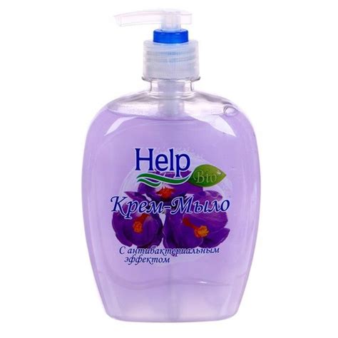 Мыло жидкое HELP (флакон с дозатором 300мл) Антибактериальное, 3 шт ...