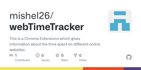 Github Mishel Webtimetracker This Is A Chrome Extensions Which Gives Information About The