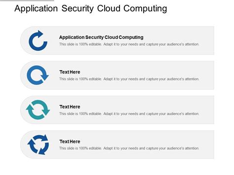 Application Security Cloud Computing Ppt Powerpoint Presentation Gallery Slide Download Cpb