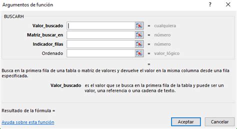 LA FUNCIÓN BUSCARH EN EXCEL EXCELFULL COM