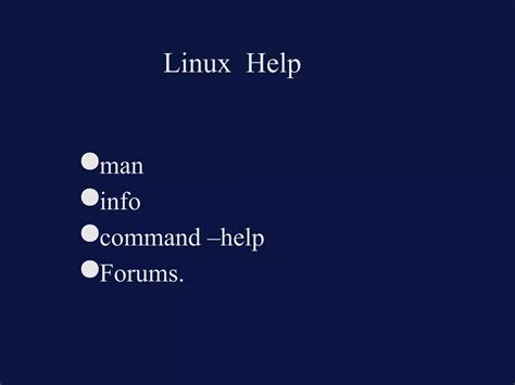 Linux Basics Ppt Operating Systems Computer Software And Applications