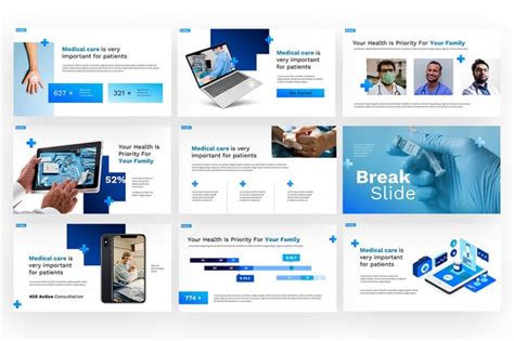 Icare Powerpoint Template Incl Work And Medical Envato