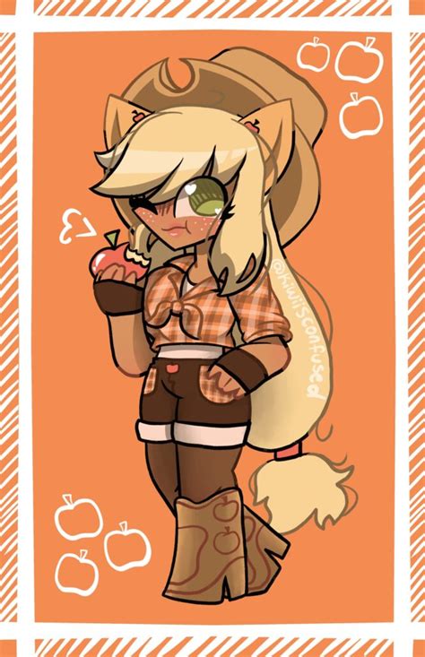 Applejack Print Kiwi Is Confused