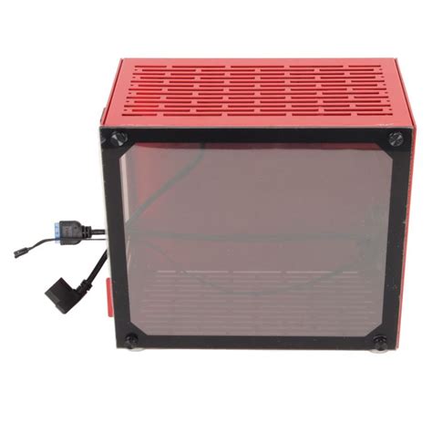 Mini Itx Case Aluminium Alloy Side Vents Anti Slip Foot Pad Fast Cooling Mini Pc Case For Htpc