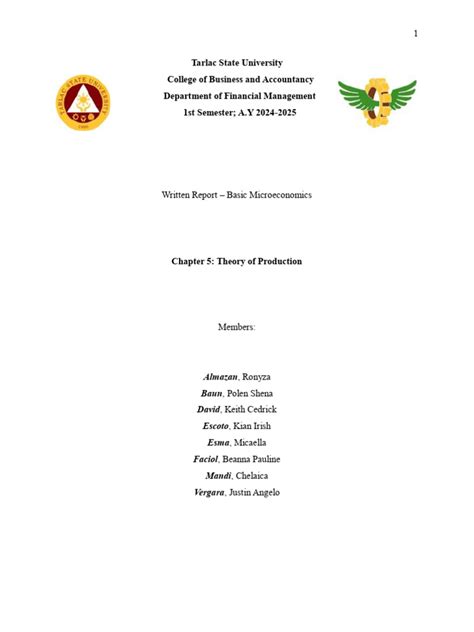 Chapter 5 Theory Of Production Pdf Production Function Long Run And Short Run