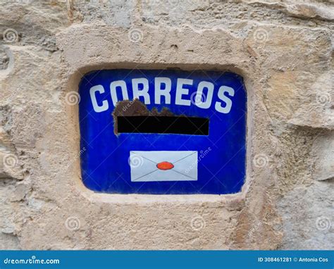 Mailbox Embedded In Stone Wall Spanish Mailbox Stock Image Image Of