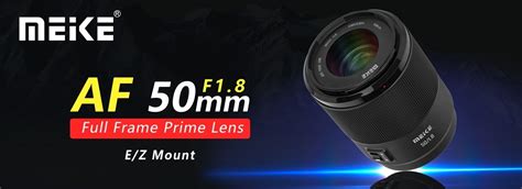 Meike 50mm F1 8 Full Frame Auto Focus Portrait Lens Announced Ephotozine