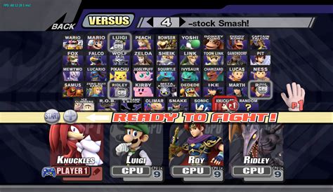 Pmex Css For P Ex [super Smash Bros Brawl] [mods]