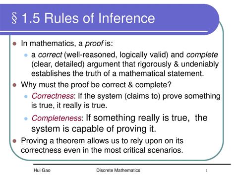 Ppt §15 Rules Of Inference Powerpoint Presentation Free Download