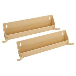 Rev A Shelf Sink Front Tip Out Tray With Stop 2 Tray Kit 14 L Almond