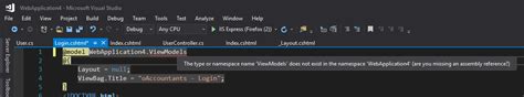 C Viewmodels Directory Reference Missing Stack Overflow
