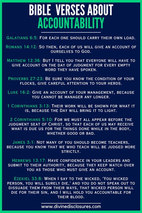 47 Powerful Scriptures On Accountability For 2025