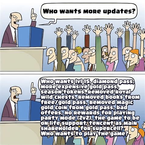 Im Not Even Sure If I Want Updates Anymore Rclashroyale