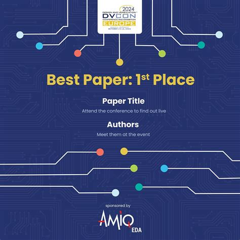 Bestpaper Award Eda Verification Dvcon Amiq Eda