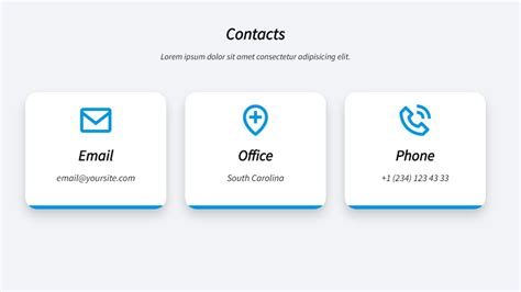 Make A Contact Info Section Using Html And Css Youtube