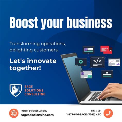 Boost Your Business With Sage Solutions Sage Solutions Consulting Inc Posted On The Topic