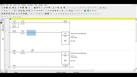 Rangkaian Flip Flop Dengan Cx Programmer And Cx Designer Youtube