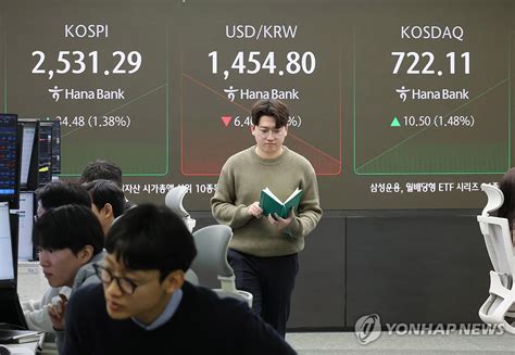美물가 발표 후 달러 강세 진정에 환율 하락1450원 중반대
