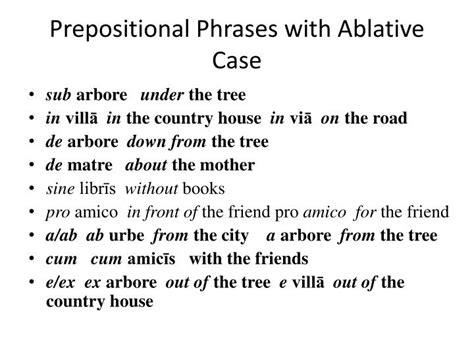 Ppt Ablative Case Powerpoint Presentation Id5405378