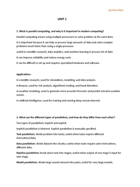 Hpc Notes Pdf Parallel Computing Network Topology