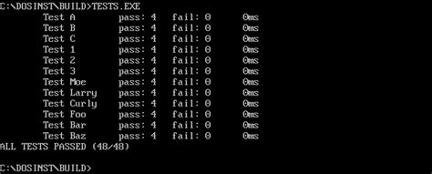Automated Testing For Open Watcom C C And Dos Stephan Sokolows Blog