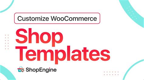How To Activate And Customize Woocommerce Shop Template Shopengine Wpmet Youtube