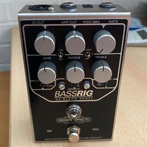 Origin Effects Bass Rig Black Panel Pre Owned Bass Direct