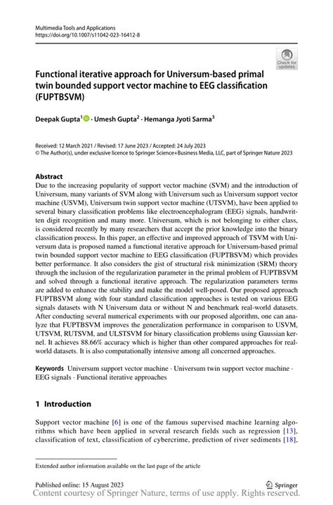 Functional Iterative Approach For Universum Based Primal Twin Bounded