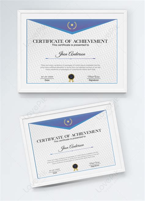 비즈니스 인증서 이미지 사진 450135790 무료 다운로드