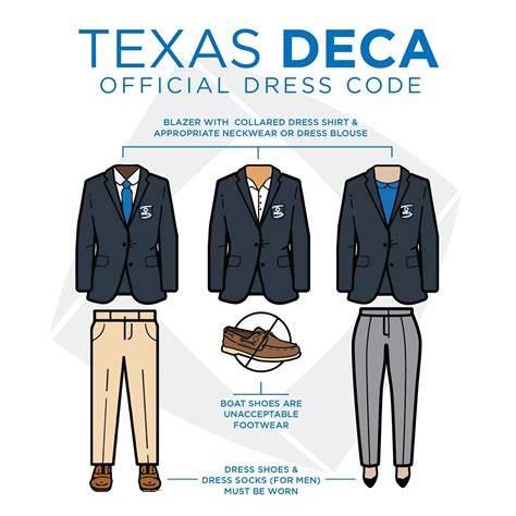 Texas Deca Dress Code Policy Texas Deca