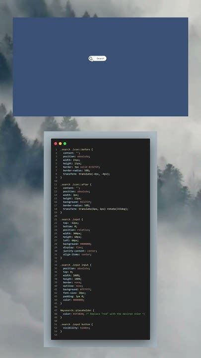 Creating A Search Bar Animation Html Css And Javascript Tutorial How Coding Searchbar