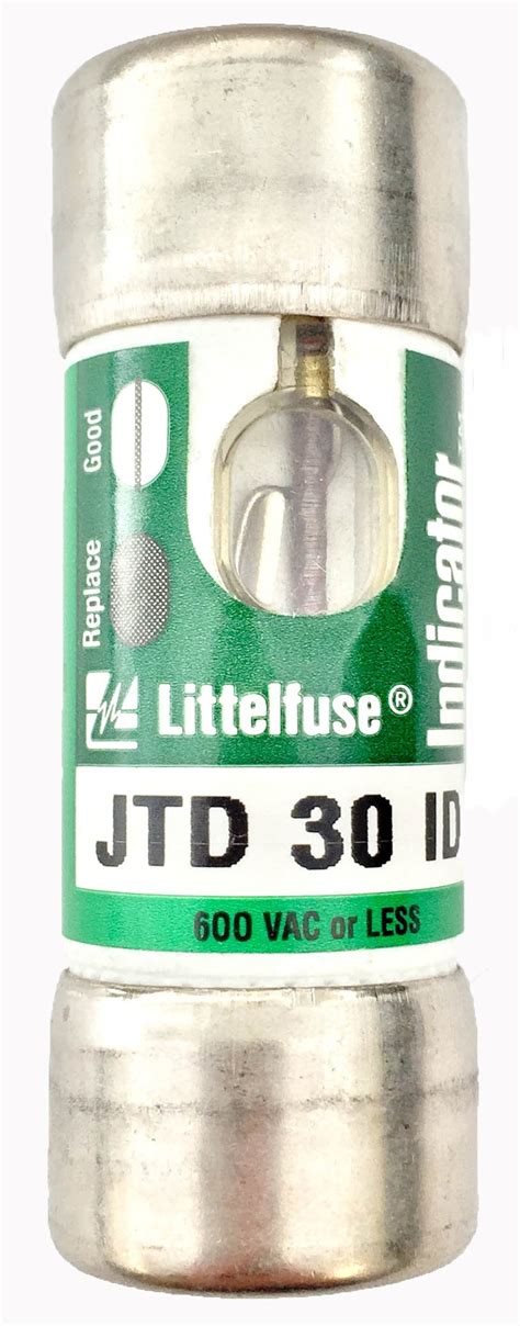 Littelfuse 0JTD030 TXID Class J Fuse Time Delay Indicating 600V 30 Cartridge Fuses