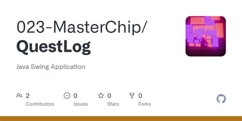 Github 023 Masterchipquestlog Java Swing Application