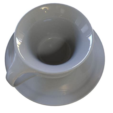 접시와 화이트 도자기 커피 컵 3d 모델 7 Max Fbx Obj Free3d