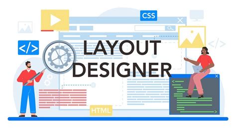 Premium Vector Layout Designer Typographic Header Web Development Mobile App Design And