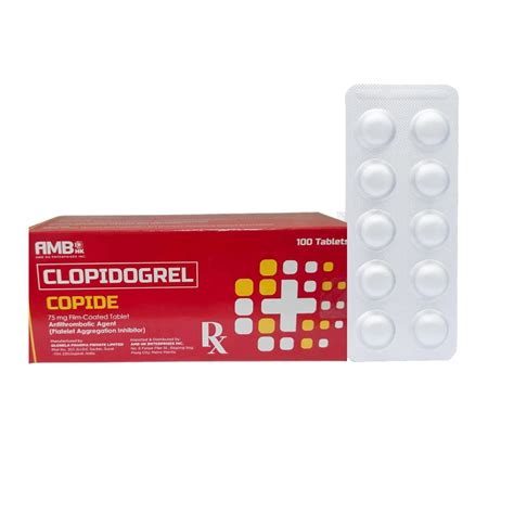 Clovixa Clopidogrel 75mg Tablet X 1 Xalmeds