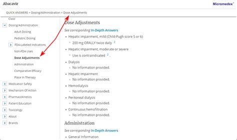 Viewing Dynamedex Drug Monographs