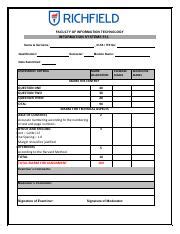 IS ASSIGNMENT 512 Pdf FACULTY OF INFORMATION TECHNOLOGY INFORMATION
