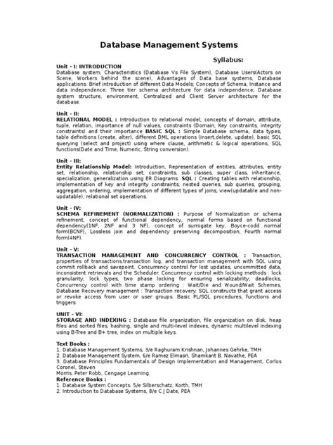 Database Management Systems Pdf Relational Model Database Transaction
